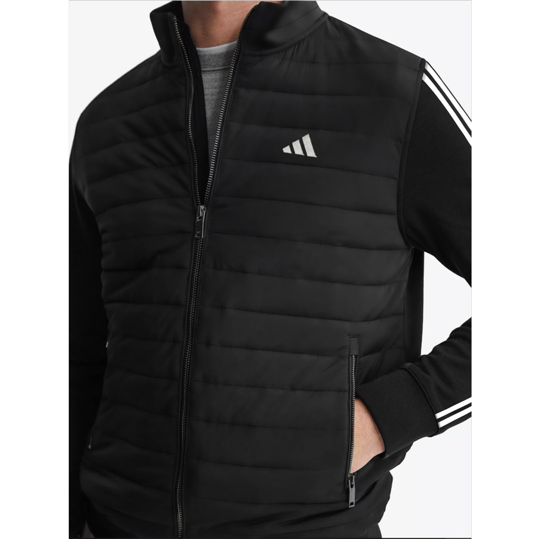 3 Stripes Signature Logo Classic Quilted Bomber Jacket For Men – Deeds.pk