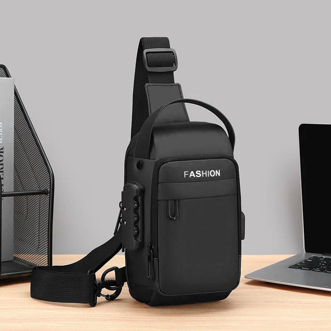 Imported Usb Charging Multi Compartment Shoulder Bags – Deeds.pk