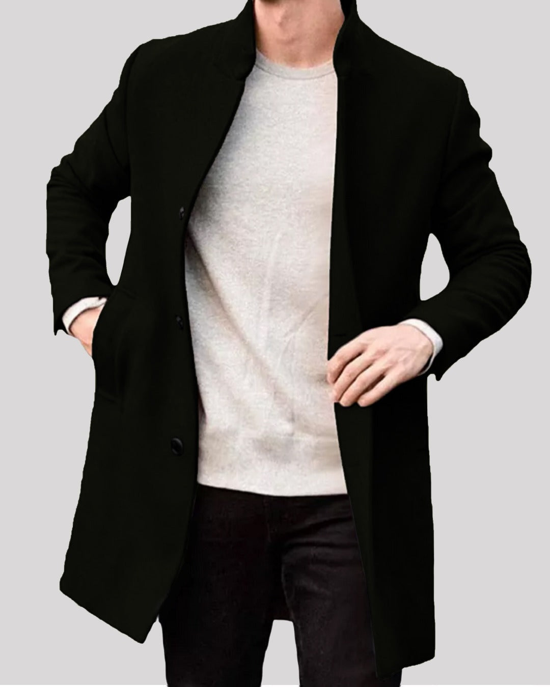 Imported Executive Woolen Business Winter Coat For Men – Deeds.pk
