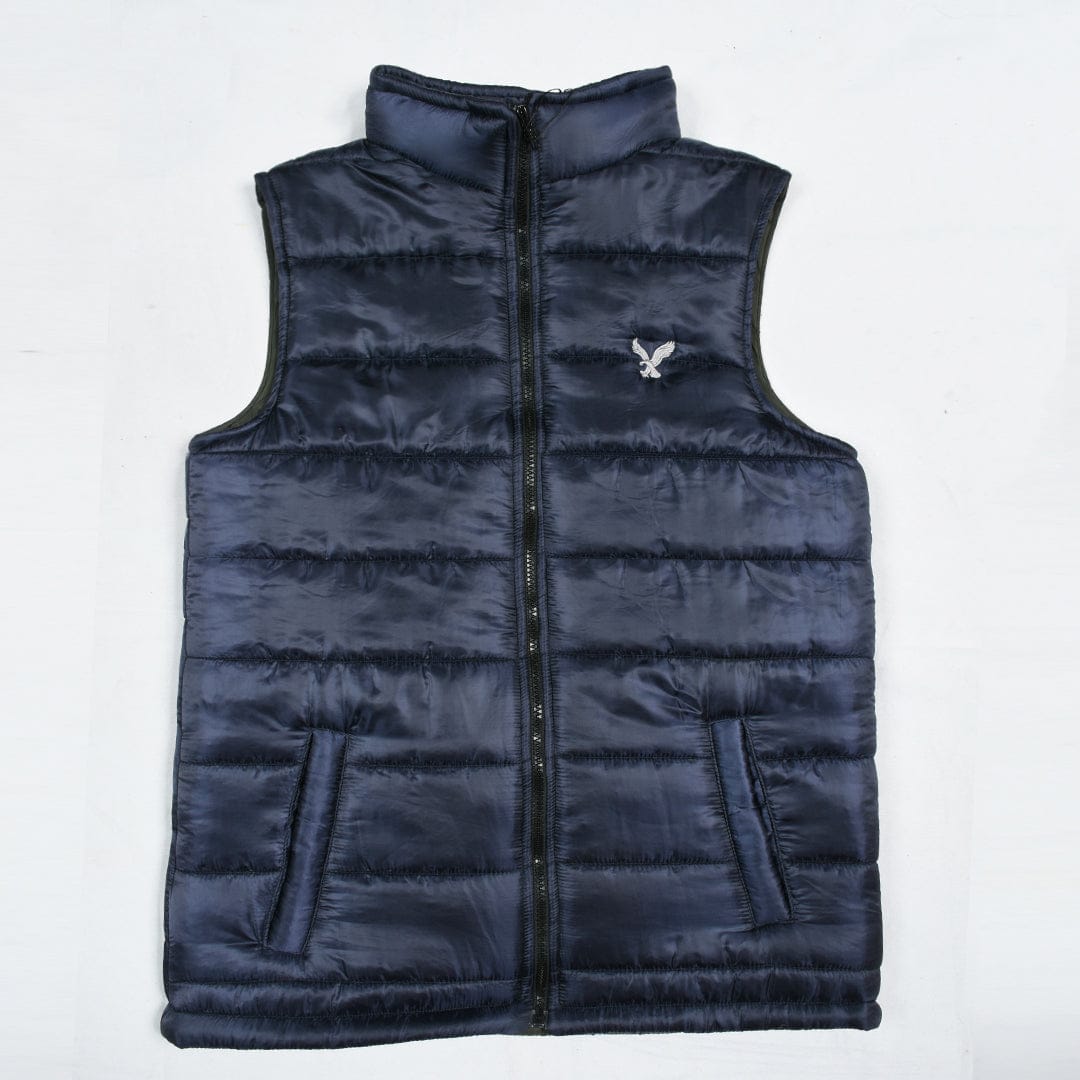 Left Chest Logo Body Warmer Navy Gillet – Deeds.pk